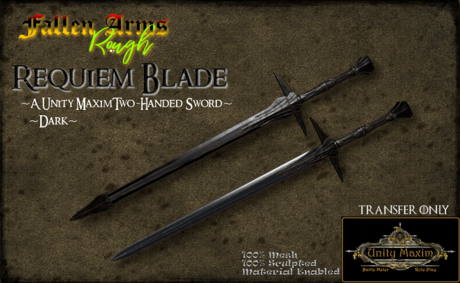 Second Life Marketplace - [FAR] Requiem Blade Dark (Box)